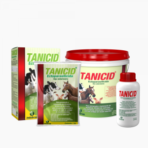 Tanicid - Pó para tratamento contra infestações por ectoparasitas