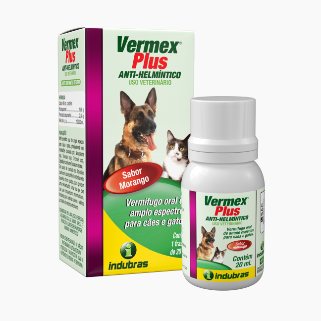 Vermex Plus - Anti-helmíntico oral para tratamento das verminoses
